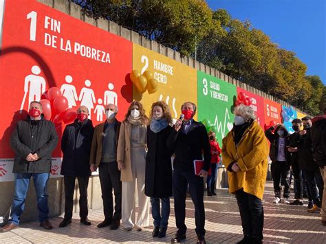 Cruz Roja Salamanca Inaugura El Gran Mural Con Los Objetivos De Desarrollo Sostenible