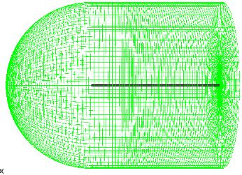 D Model Of Engine Cowl Figure Flow Field Grid Of Engine Cowl