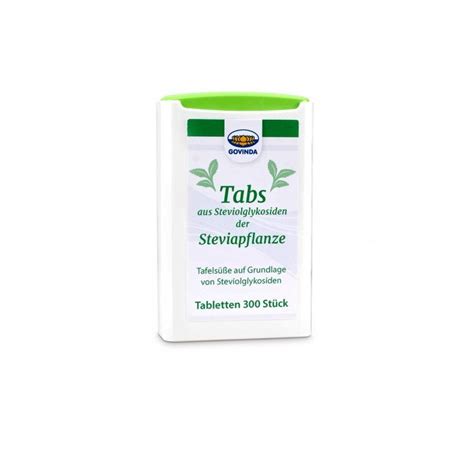 Stevia Tablets With Dispenser 300tab Govinda