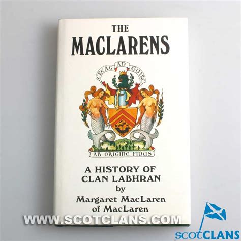 Maclaren Clan History Book Stockitemssc Bk01