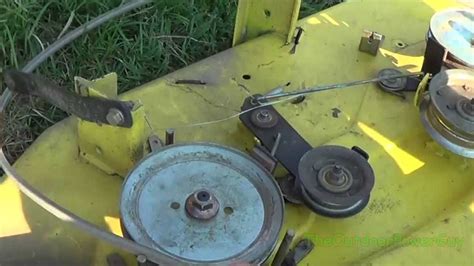 Visual guide: John Deere l120 mower deck belt diagram