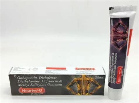 Gabapentin 8 W W Diclofenac 4 64 W W Methyl Salicylate 5 W