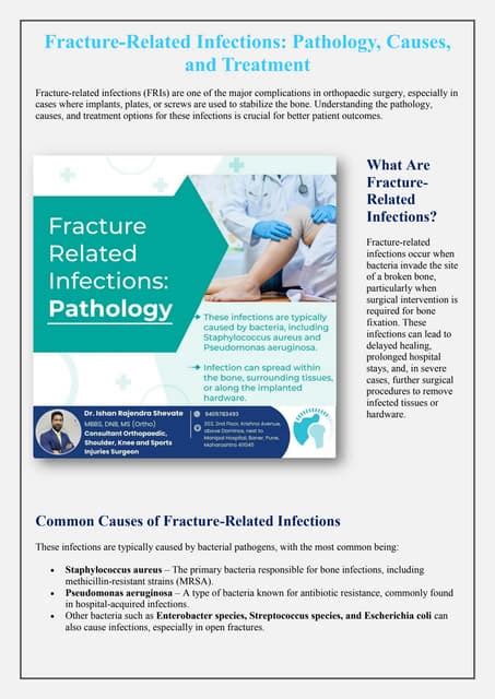 Fracture Related Infection Dr Haki Selaj Pptx