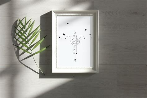 Aries Svgjpeg Zodiac Sign Minimalist Tattoo Constellation