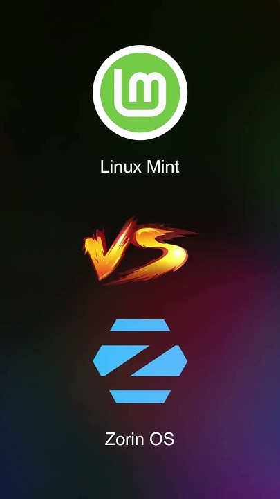 Linux Mint Vs Zorin Os In 1 Min Linux Linuxmint Youtube