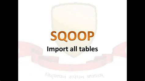 6 Sqoop Import All Tables Youtube