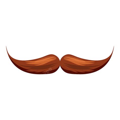Cartoon Moustache Clipart Hd Png Moustache Icon Cartoon Style Style