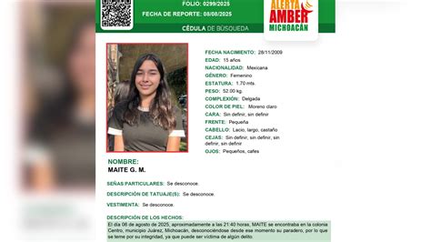 Desaparecidos Michoacán ¿quién Es Maite G M Y Qué Se Sabe De Su Desaparición En Juárez