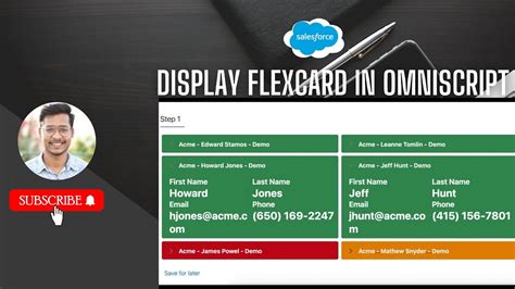Display Flexcard In Omniscript Youtube