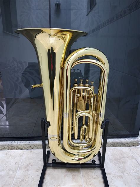 Tuba Compacta Sebastian Pistos Sib Laqueada NOVA CAMARA INSTRUMENTOS MUSICAIS