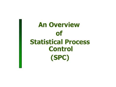 Statistical Process Control SPC Control Chart Variable And