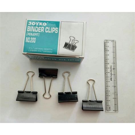 Jual Binder Clips Joyko No 200 Isi 12 Pcs Shopee Indonesia