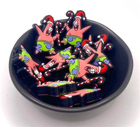 Cartoon Starfish Guy With Candy Cane Focal Bead Molds Gone Wild