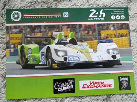 CARTE CARD heures du Mans murphy N H dédicacée EUR PicClick FR