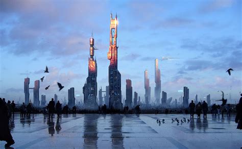 Concept Art City Center 2d Digital Concept Art Sci Ficoolvibe