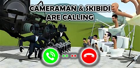 Android 용 Camera Man Fake Call Skibidi 다운로드