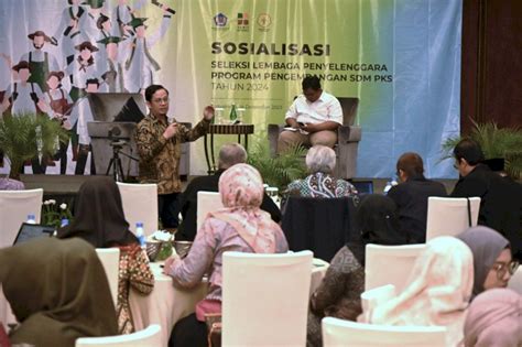 BPDP Sosialisasikan Seleksi Lembaga Penyelanggara Program Pengembangan SDM Perkebunan Kelapa