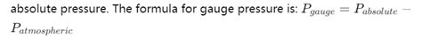 Understanding Pressure Measurements Absolute Pressure Gauge Pressure And Vacuum Pressure