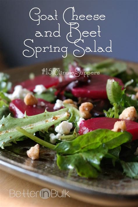 Goat Cheese And Beet Spring Salad