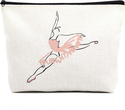 Fkovcdy Ballet Makeup Bag Ballerina Ballet Dance Bag Dancer