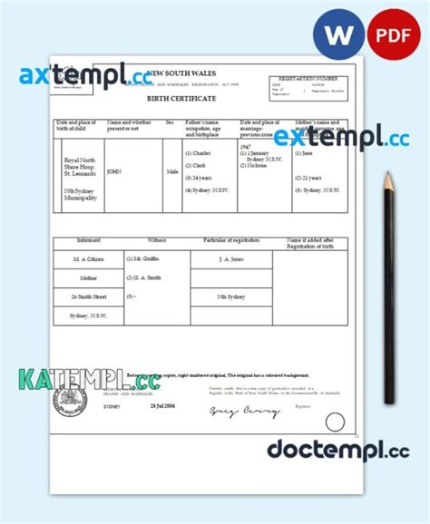 Sample Ghana Marriage Certificate Word And Pdf Template Fully Editable