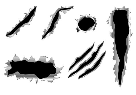 Free Metal Tear Vector 127193 Vector Art At Vecteezy