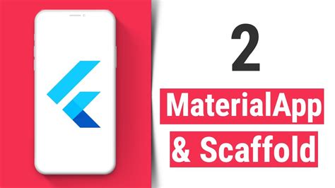 Materialapp Scaffold Flutter Tutorial For Beginners Youtube