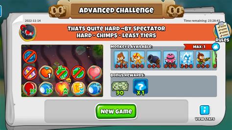 Bloons TD Advanced Challenge Guide That S Quite Hard YouTube