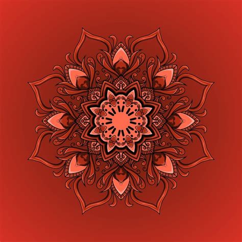 Premium Vector Simple Mandala Vector