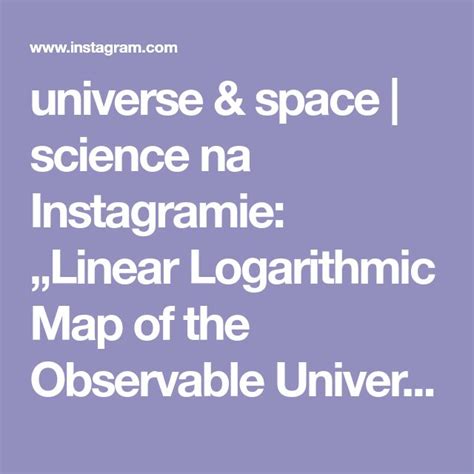 Linear Logarithmic Map Of The Observable Universe