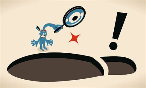 남자의 열린 마음의 머리에서 나오는 돋보기와 손 거대한 발자국을보고 위대한 사람에 의해 구타 경로를 따르려면 더 큰 그림 거인에