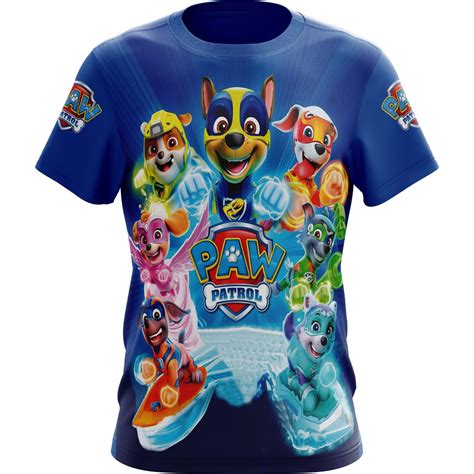 Camisa Personalizada Patrulha Canina Infantil Shopee Brasil