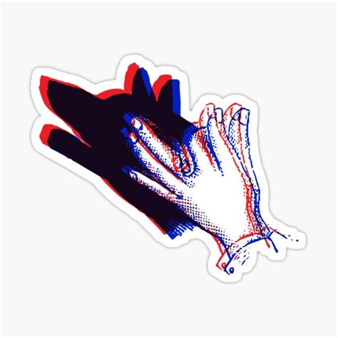 3d Shadow Puppet Wolf Sticker For Sale By Surplusweird Redbubble