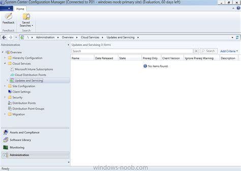 How Do I Use Updates And Servicing In Online Mode With System Center Configuration Manager