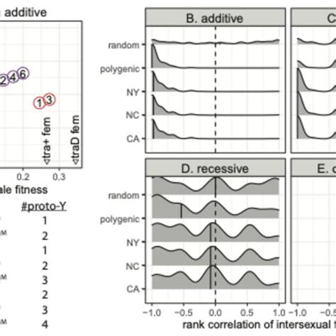 Smoothed Histograms Show The Frequency Of Each Proto Sex Chromosome Y