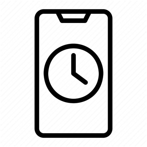 Delay Timer Pending Time Schedule Mobile Phone Icon Download On