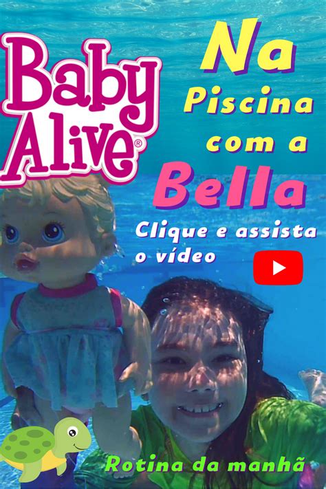Baby Alive Vídeo da Rotina da Manhã para ir na Piscina Rotina da manha Piscina Rotina