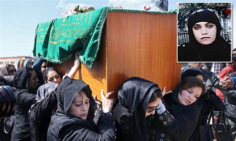 Afghan Women Carry Body Of Woman Lynched For Burning The Koran