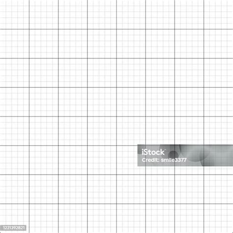 グリッド テンプレート分離グリッド パターンの背景グラフ紙正方形の背景グリッド線の黒と白の色ベクトルの図 からっぽのベクターアート素材や