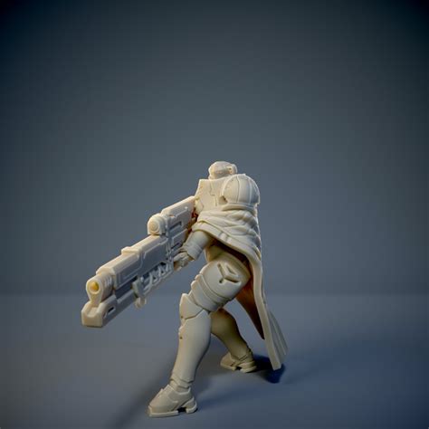 D Printable Saints Tactical Deployment Sniper By Mad S Minis