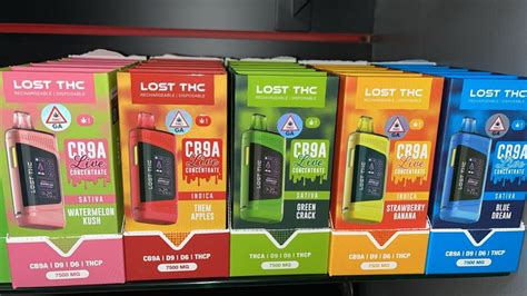 Lost Thc V3 Disposable Cb9a Live Concentrate 7500mg