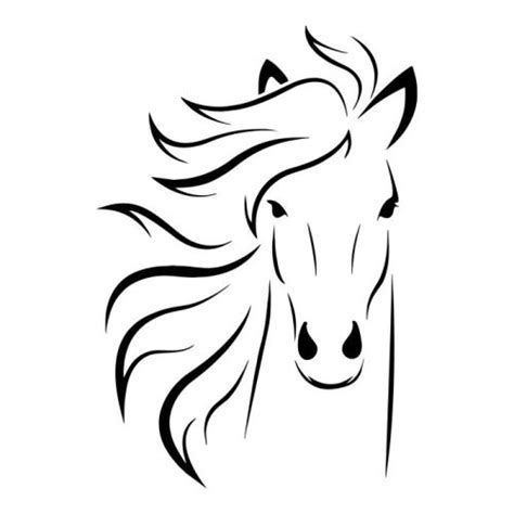Tribal Paard Muursticker Raamsticker
