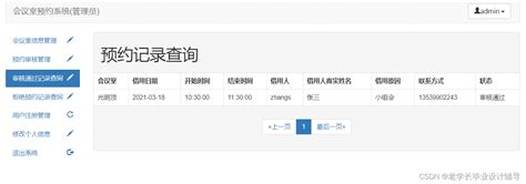Javaweb基于ssm的会议室预约系统（开题报告论文ppt源码等） Csdn博客