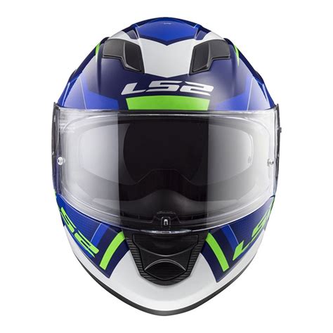 Capacete Ls2 Cap Ff320 Stream Edge Blue White 60 L Motovan