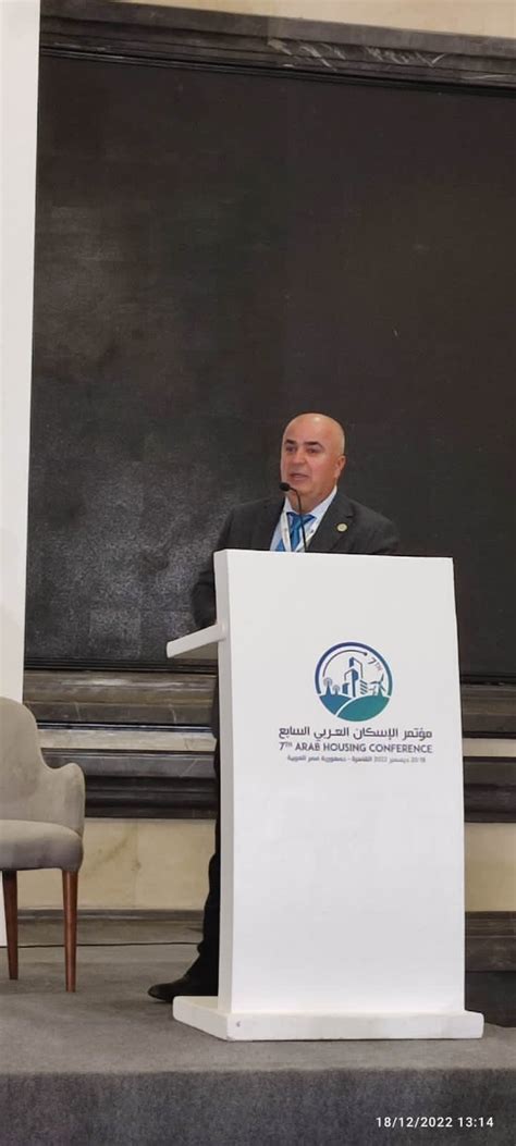الدباس يدعو الى ايجاد كود عربي موحد للأبنية الخضراء جوهرة العرب الإخباري