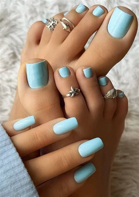 Blue Pedicure Artofit