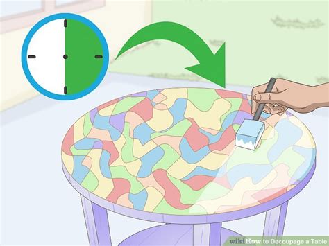 How To Decoupage A Table With Pictures WikiHow