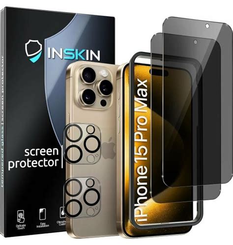 휴대폰 보호필름 수리 스크린 강화 Inskin Privacy 강화유리 프로텍터 For Iphone 15 Pr 티몬