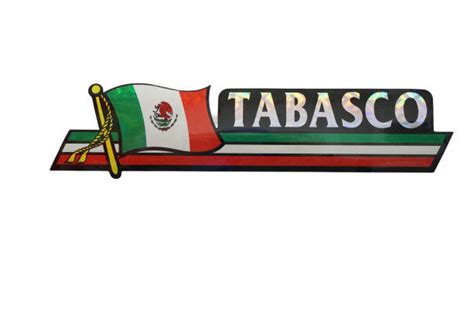 Tabasco Bumper Sticker Tabasco Flag Sticker 3 X 11 34 Tabasco Bumper Sticker Etsy
