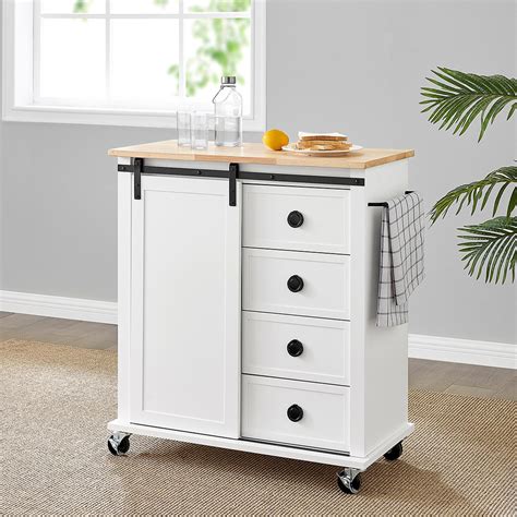South Hampton 4 Drawer 1 Door Kitchen Trolley Bunnings Australia